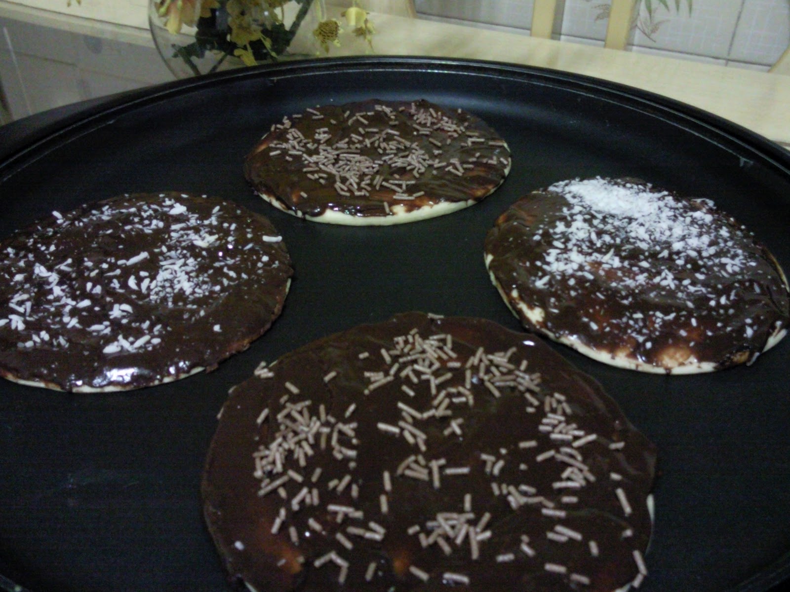 Ke Chocolate: Mini pizza doce de chocolate